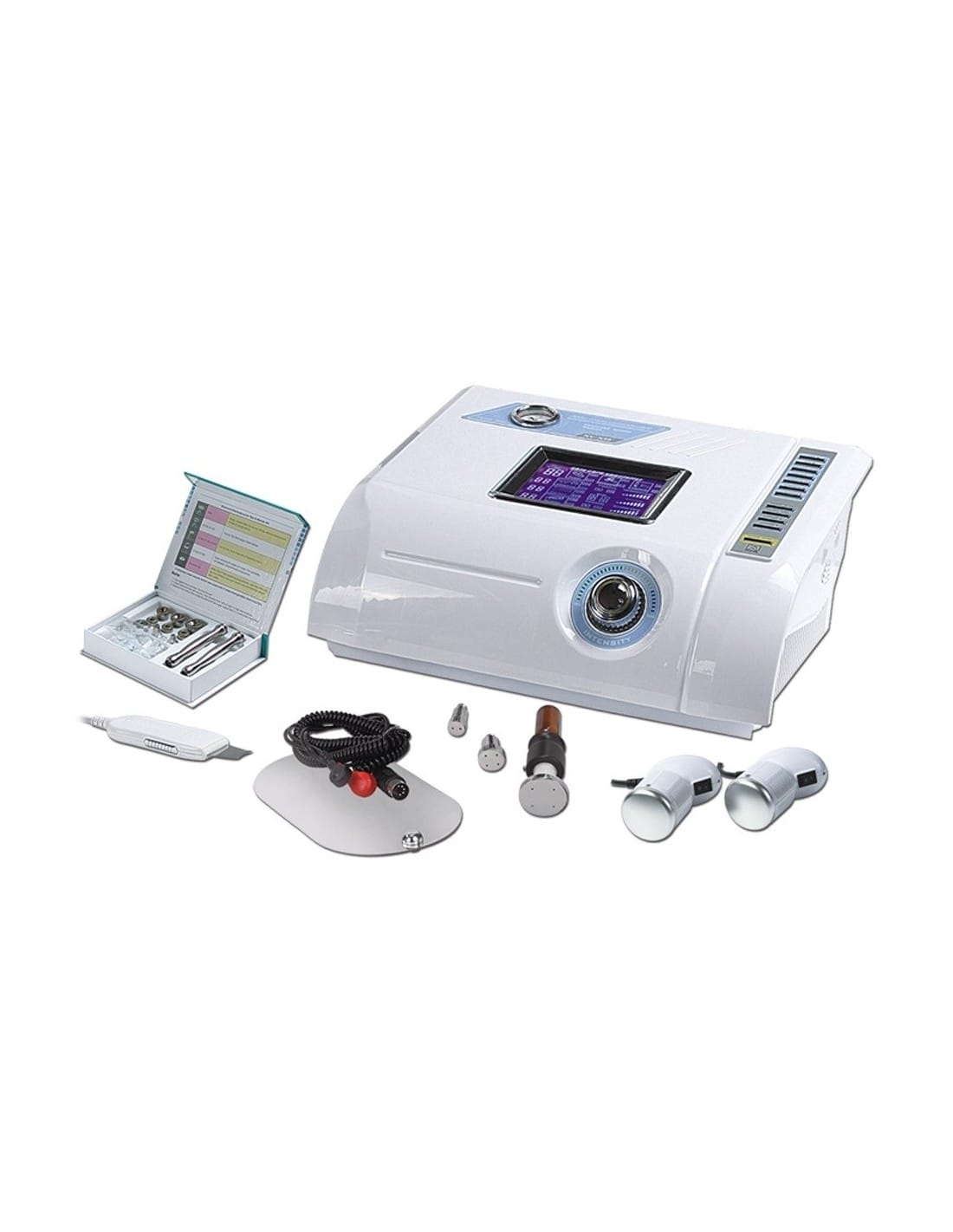 Beauty device with 3 functions - mesotherapy, ultrasound scrub, diamond ...